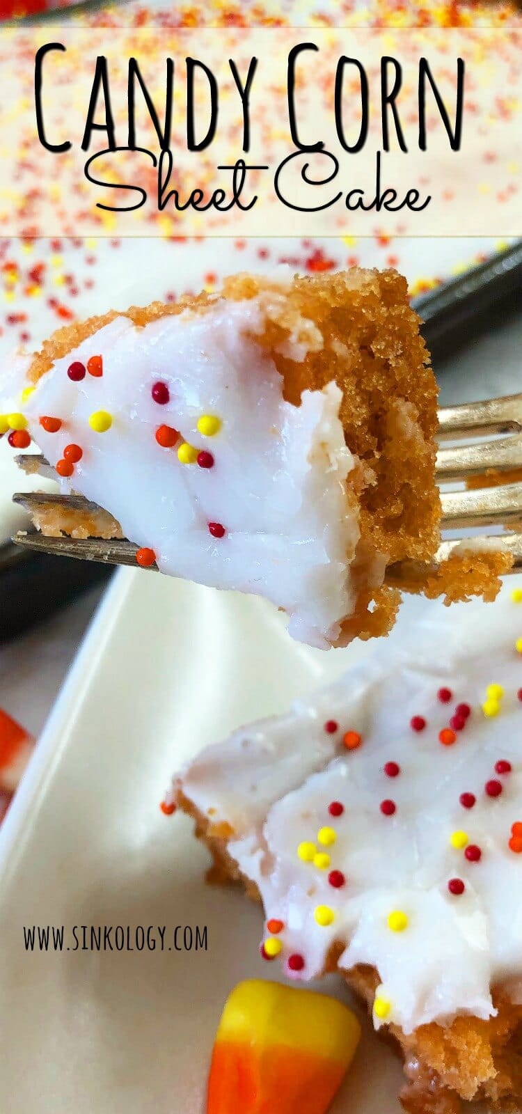 Festive Candy Corn Cake Recipe for Halloween