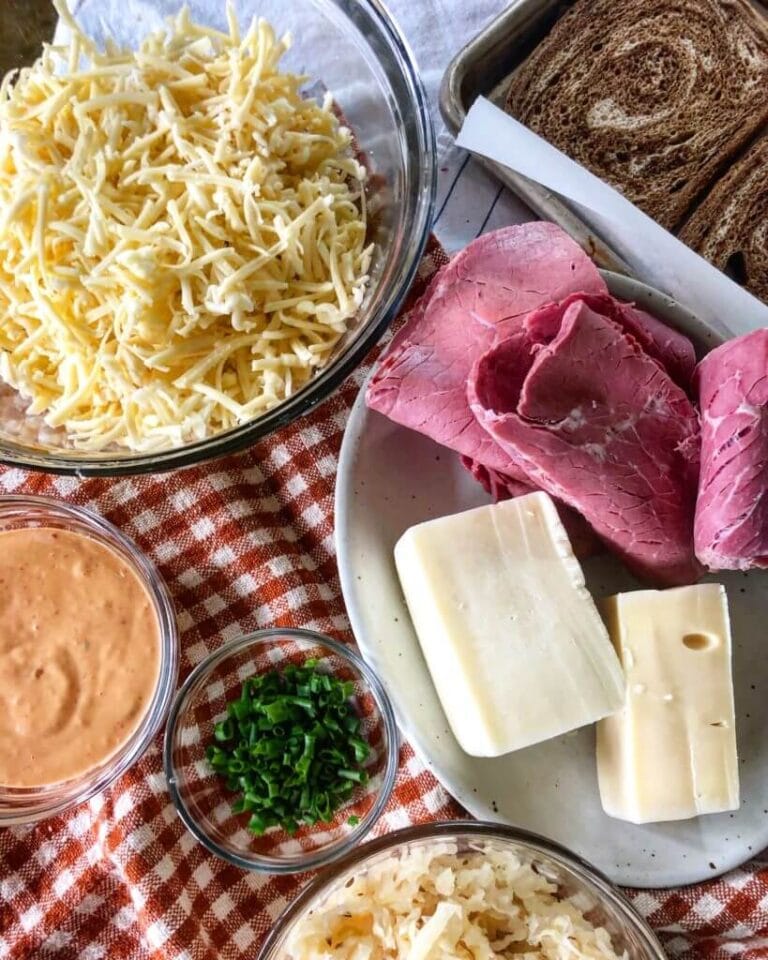 Open-Faced Reuben Sandwich Melts Recipe