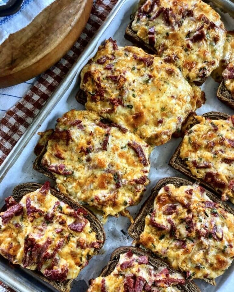Open-Faced Reuben Sandwich Melts Recipe