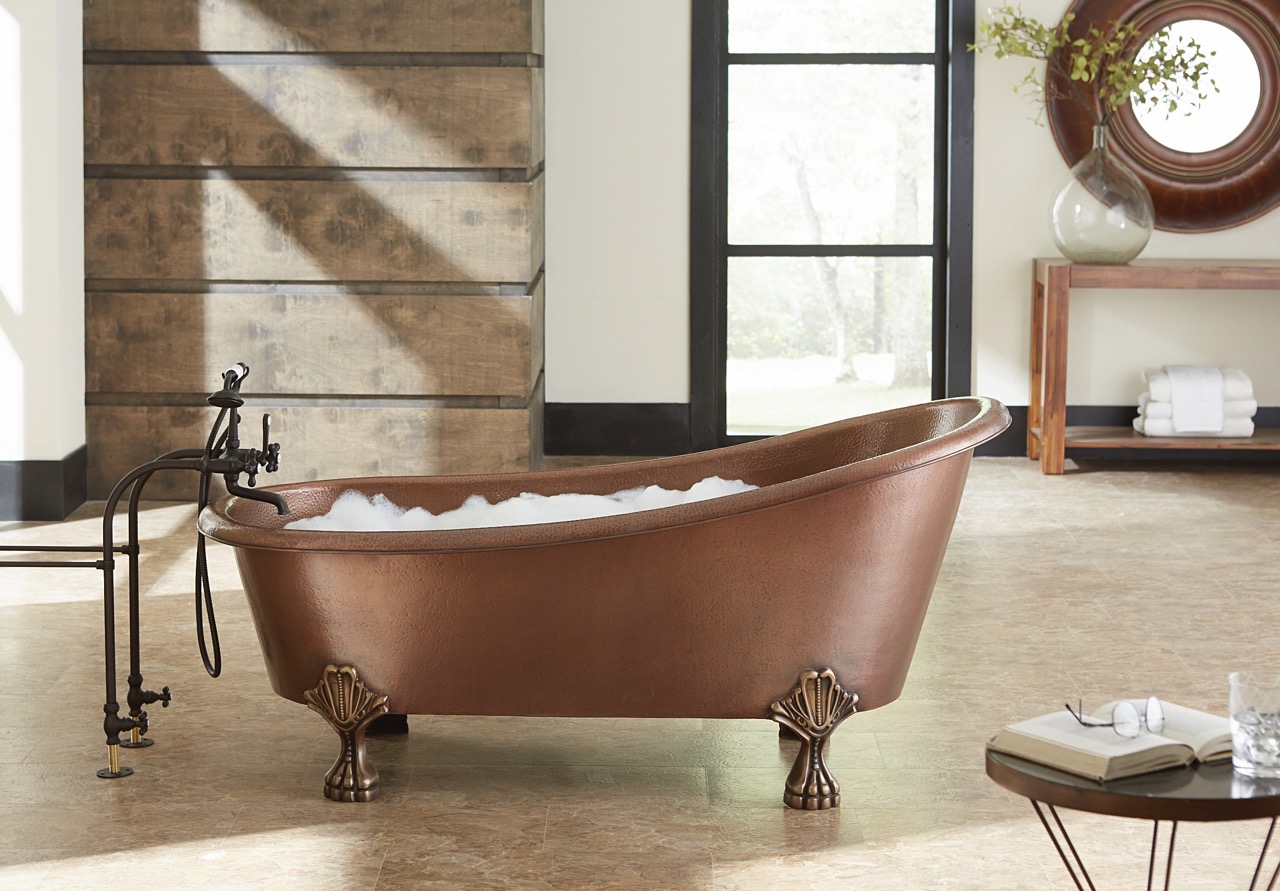 Align Collection – Copper Freestanding Bathtubs | Sinkology